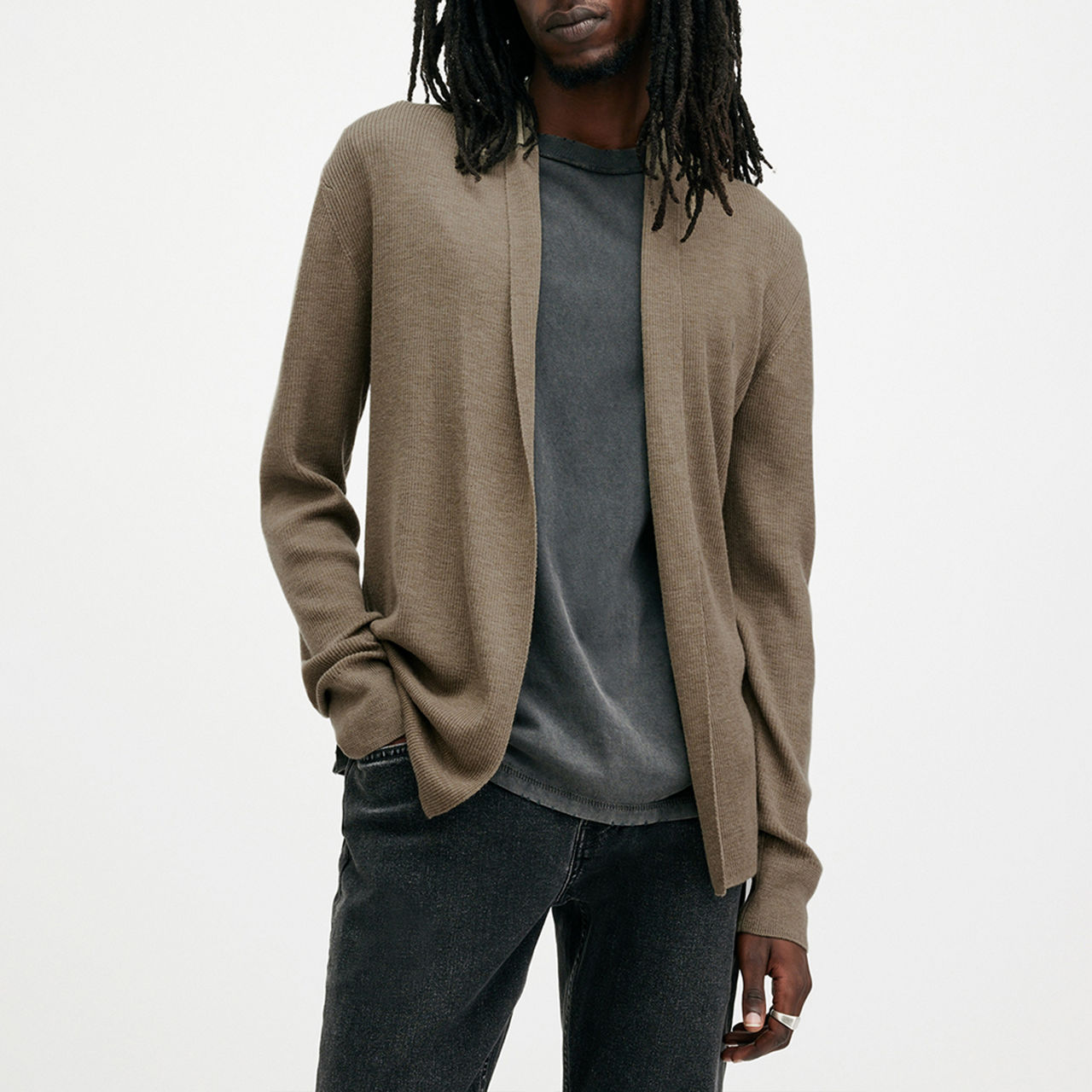 Mode Open-Front Cardigan