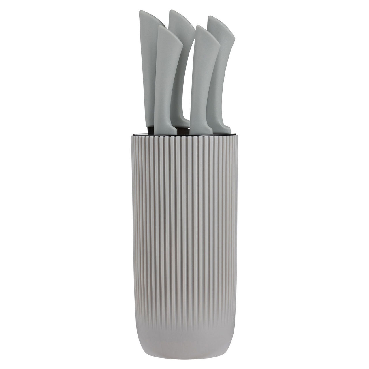 VINERS Everyday Ripple 5-Piece Knife Block Set Grey
