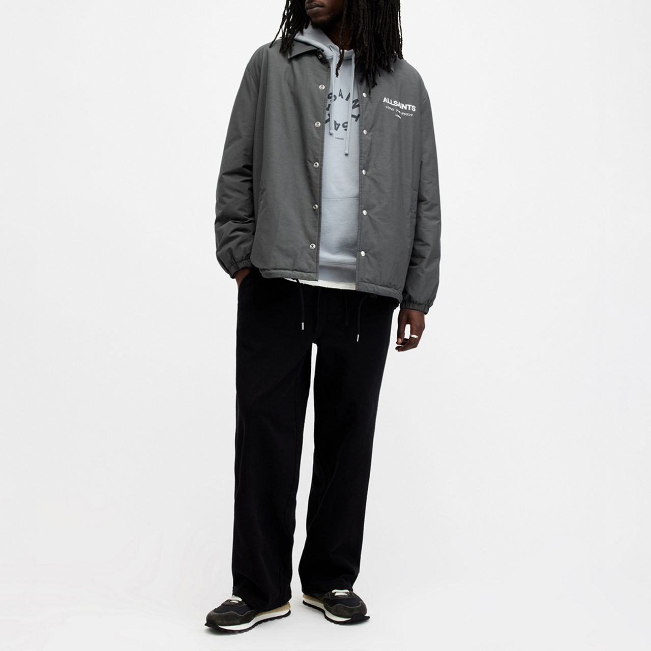 ALLSAINTS Underground Logo Coach Jacket