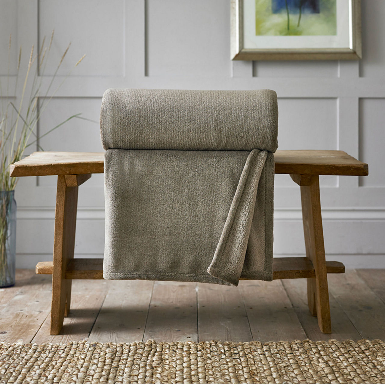 Snuggle Throw Pebble