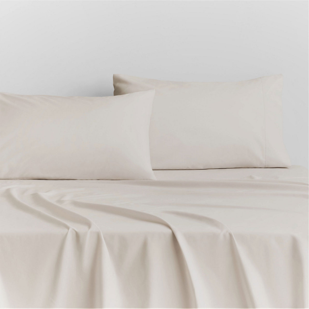 500 Thread Count Fitted Sheet Chalk