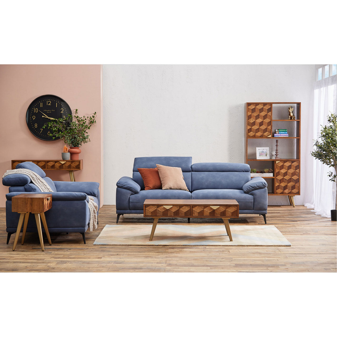 Montero 3-Seater Sofa Navy