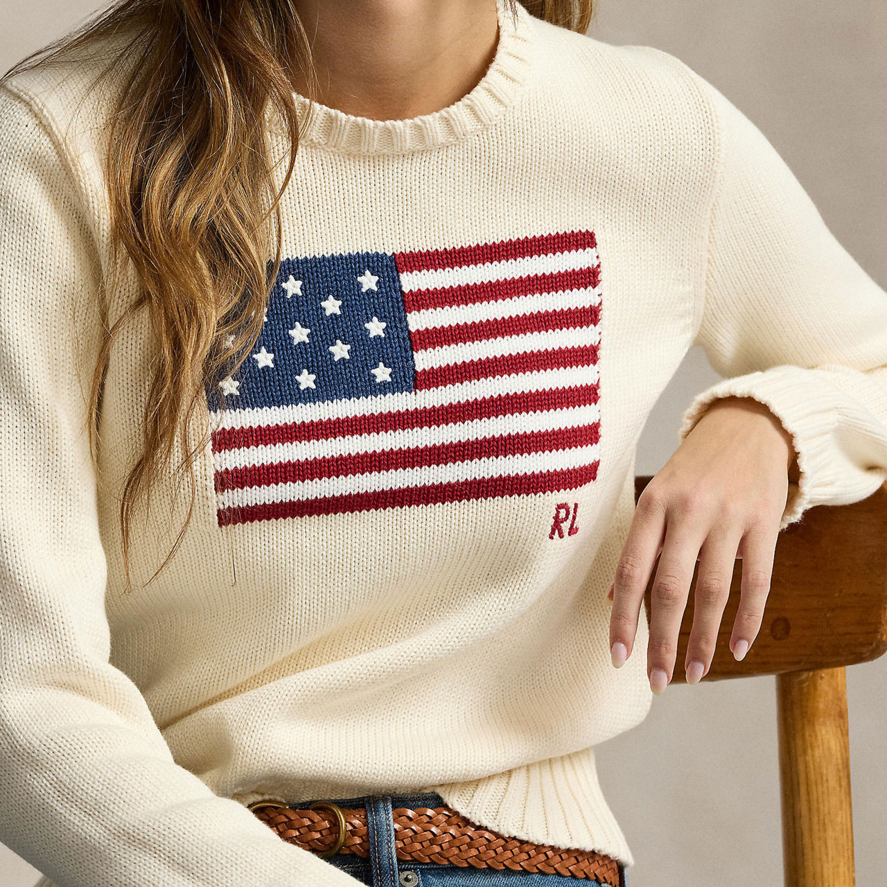 Rl Flag Logo Ralph Lauren Kids Hat USA Flag Embroidered Logo 9M 24M