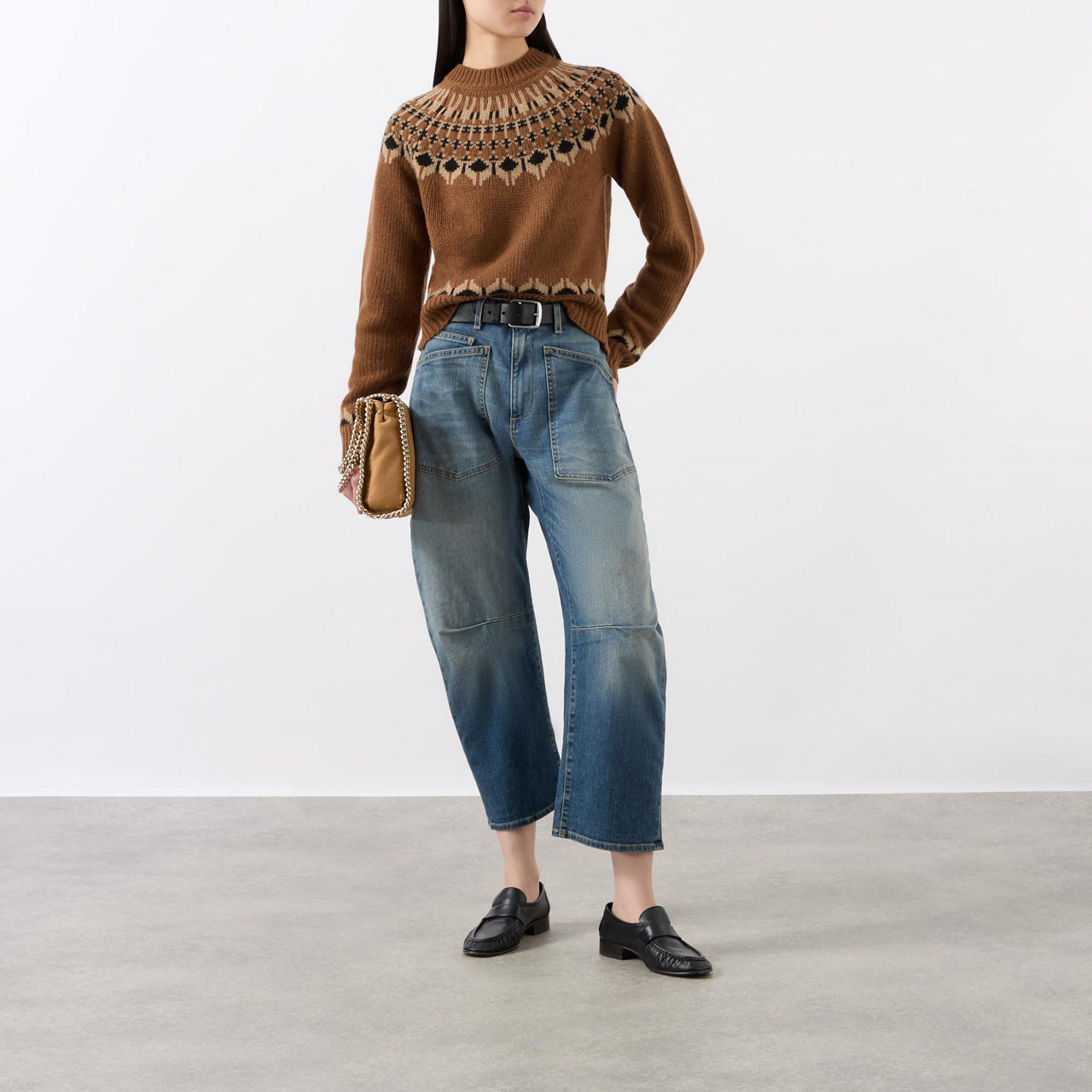 NILI LOTAN Fern Fair Isle Sweater