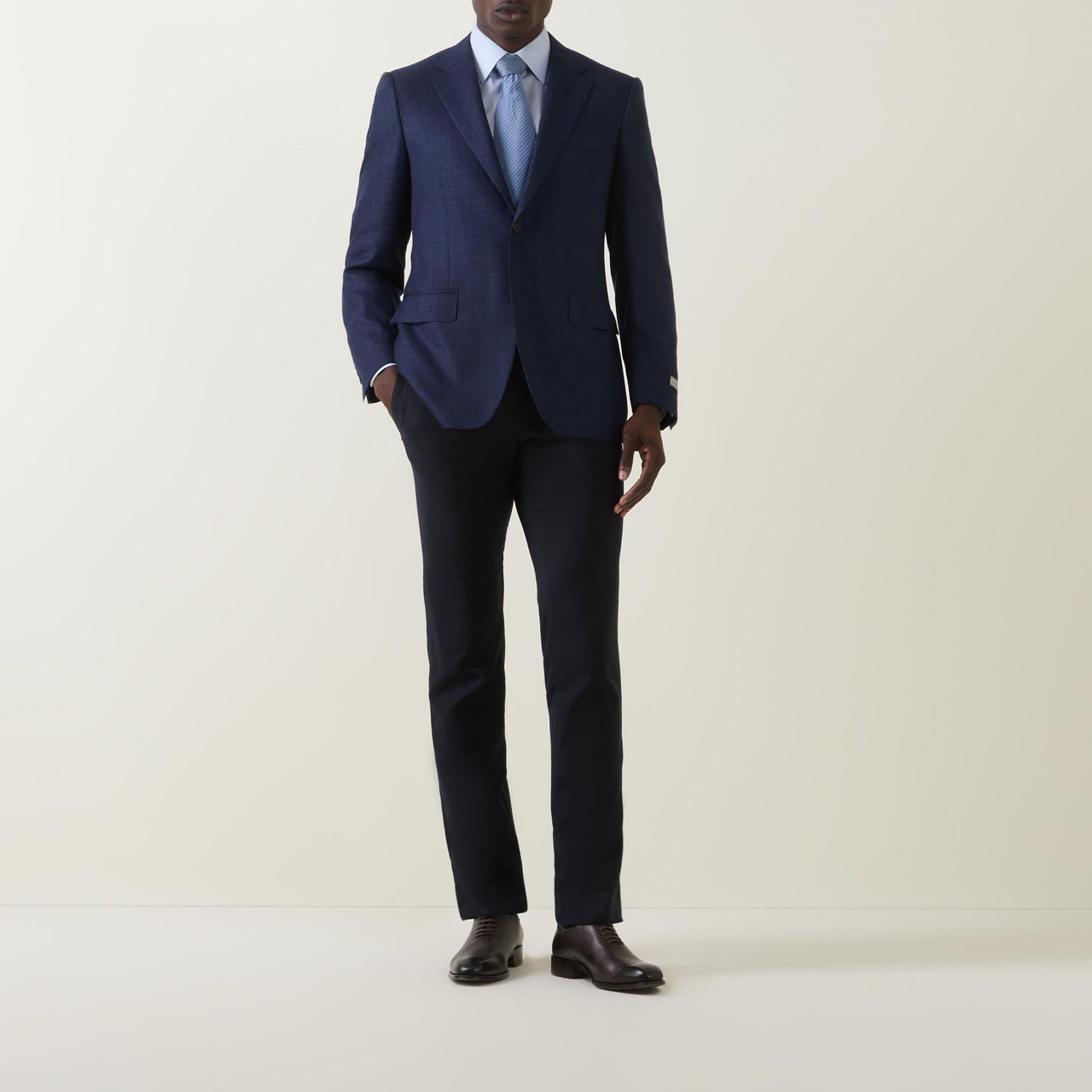 CANALI D6 Texture Single-Breasted Blazer